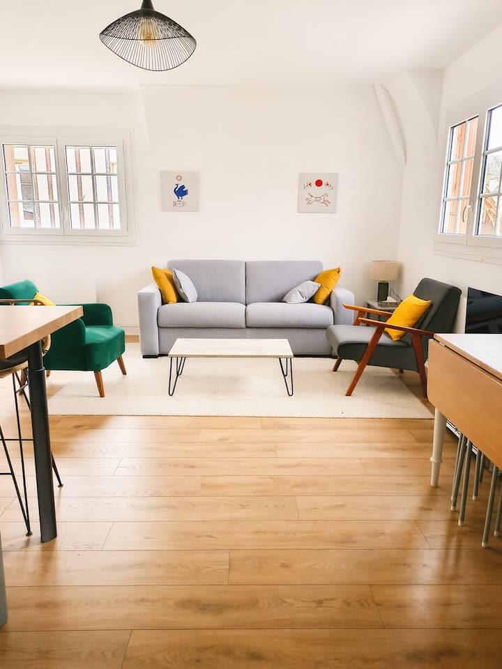 L’épicentre, 45m2, 2 Chambres, Hyper Centre - Villers-sur-Mer