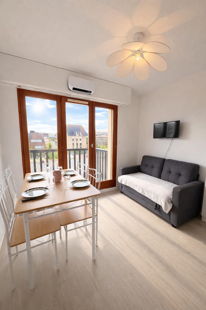 Appartement 4 Couchages Bord De Mer, Terrasse - Villers-sur-Mer