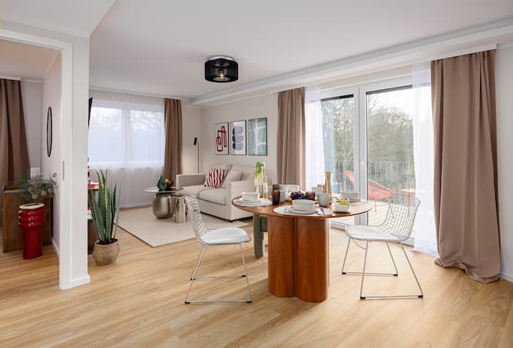 Pleib: Modern Apartment With A Sunny Balcony - Cologne