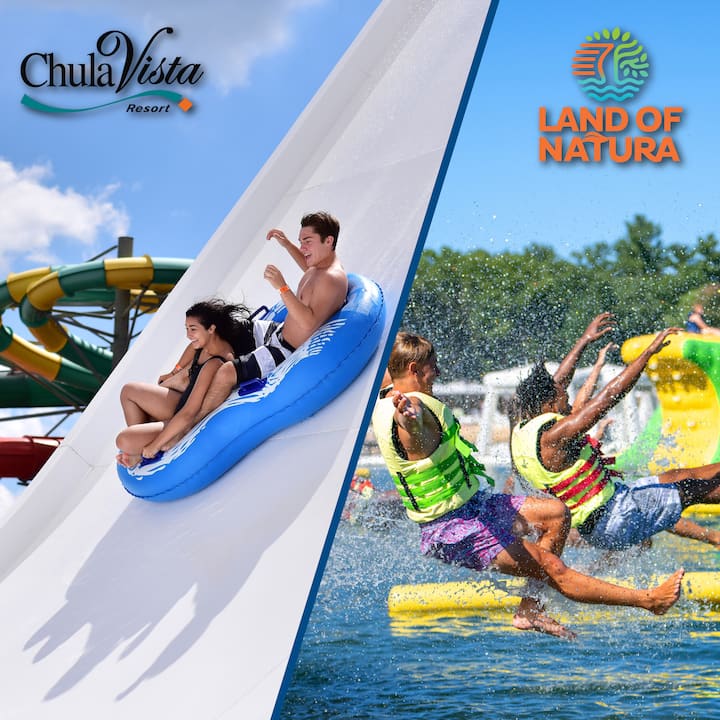 2 Waterparks Included Villa Studio - Wisconsin Dells, WI