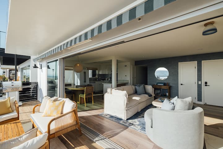 Oceanfront On Sand | Private Balcony | 2b/2b Condo - Redondo Beach, CA