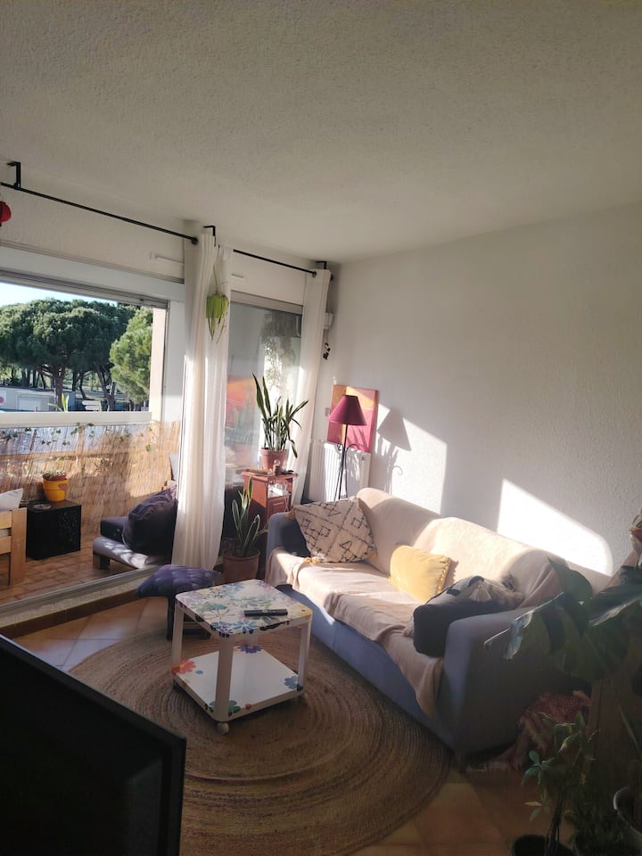 Studio Cosy à Carnon-plage Avec Loggia & Parking - Mauguio