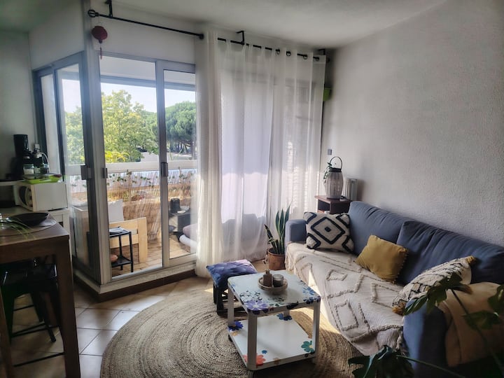 Studio Cosy à Carnon-plage Avec Loggia & Parking - Carnon Plage