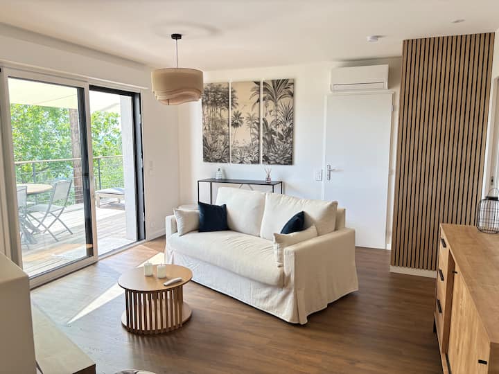 T2 Avec Terrasse + Vue Panoramique + Jardin Privé - Draguignan