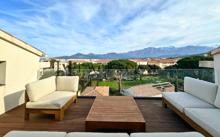 Casarina Penthouse Rooftop Calvi - Lumio