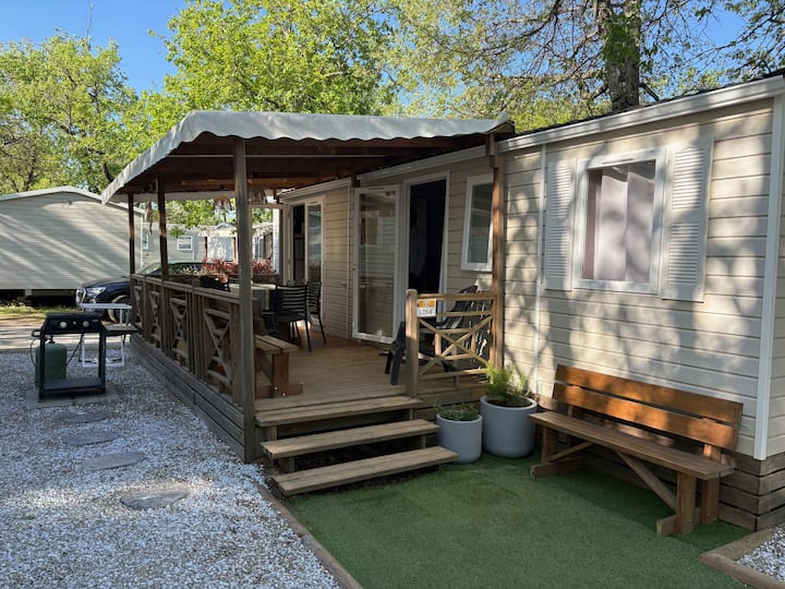 Mobile Home 6 P - Camping 4* Domaine De Chaussy - Ruoms