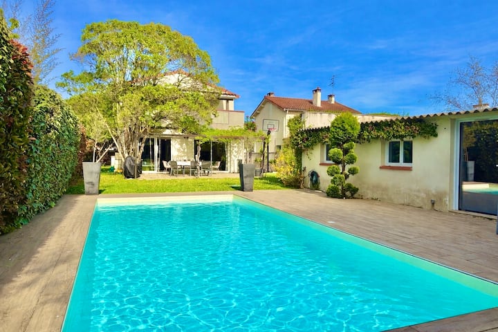 Villa "La Verdoyante" - Piscine - Parking - Clim - Cugnaux
