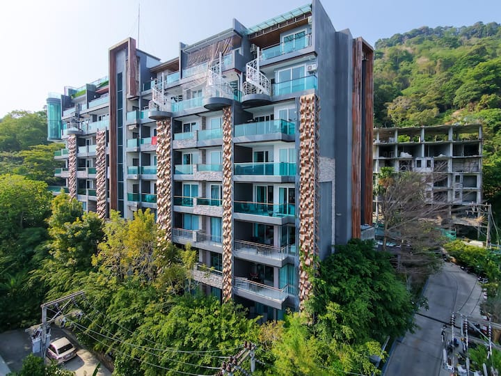Et309 Mountain View Apartment - Quiet Area, Pool - Patong Beach