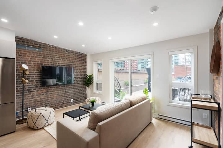 1 Bedroom Heart Of Mtl Free Parking + Terrasse - Lasalle
