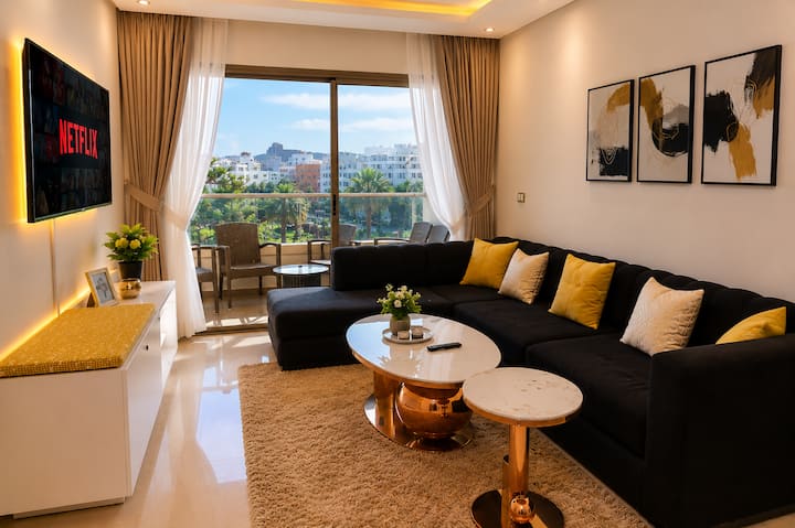 Ocean View 2br Apt In Mohammedia Parc - Mohammedia