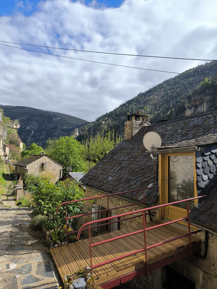 Appartement Vue Sur Les Gorges, Au Bord Du Tarn - Lozère