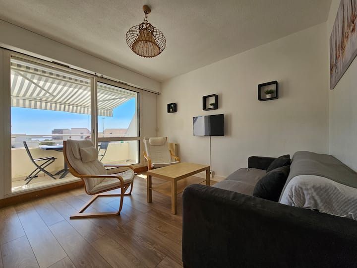 ღ Le Sillage – T1 Bis Cosy, Balcon Aperçu Mer - La Rochelle