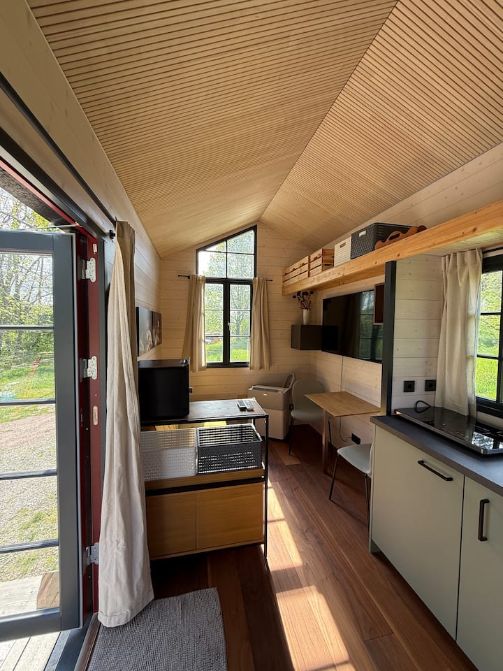 Cozy Tiny House On Wheels Am Fluhmattbächle - Albbruck
