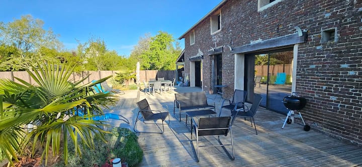Maison Normande Rénovée, 4 Chambres, 8 Personnes - Lisieux