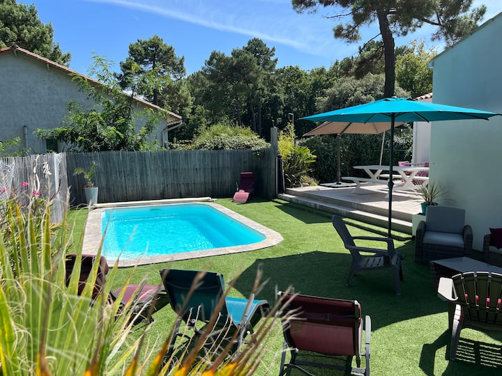 La Désirée - 9 Pers - Piscine - 3km De La Plage - La Palmyre