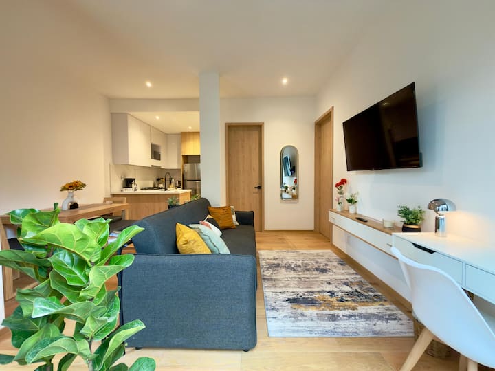 New Stylish Apartment + Rooftop | Best Location - Mexico
