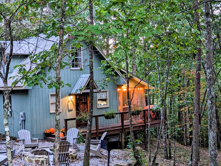 Unplug & Reconnect-little Cabin, Fire Pit & Creek - Mentone, AL