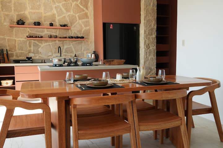 Villa Terranea | La Fortunata: Seguridad & Piscina - Ayangue