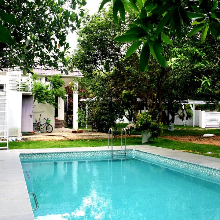 Johna’s Green Oasis | Private Pool Villa Stay - Hyderabad