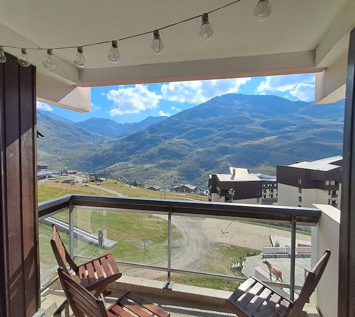 Appartement Les Ménuires, Les 3 Vallées, Réberty - Savoie