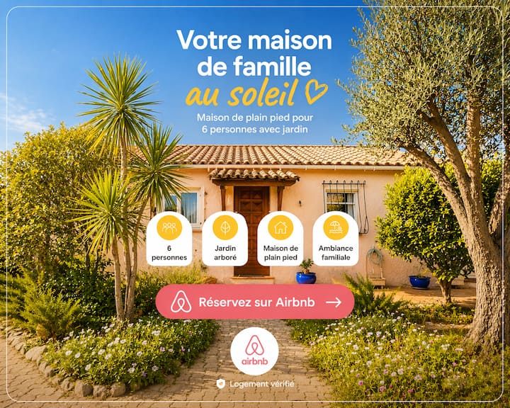 Maison Famille • Jardin Sécurisé • Plage à Pied - La Londe-les-Maures