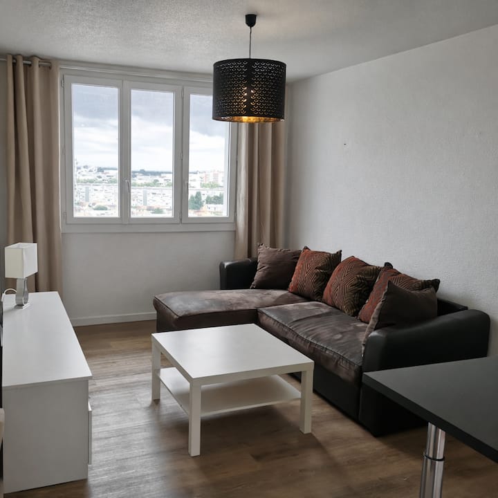 T3 Meublé Avec Vue Panoramique – Bail Mobilité - Toulouse