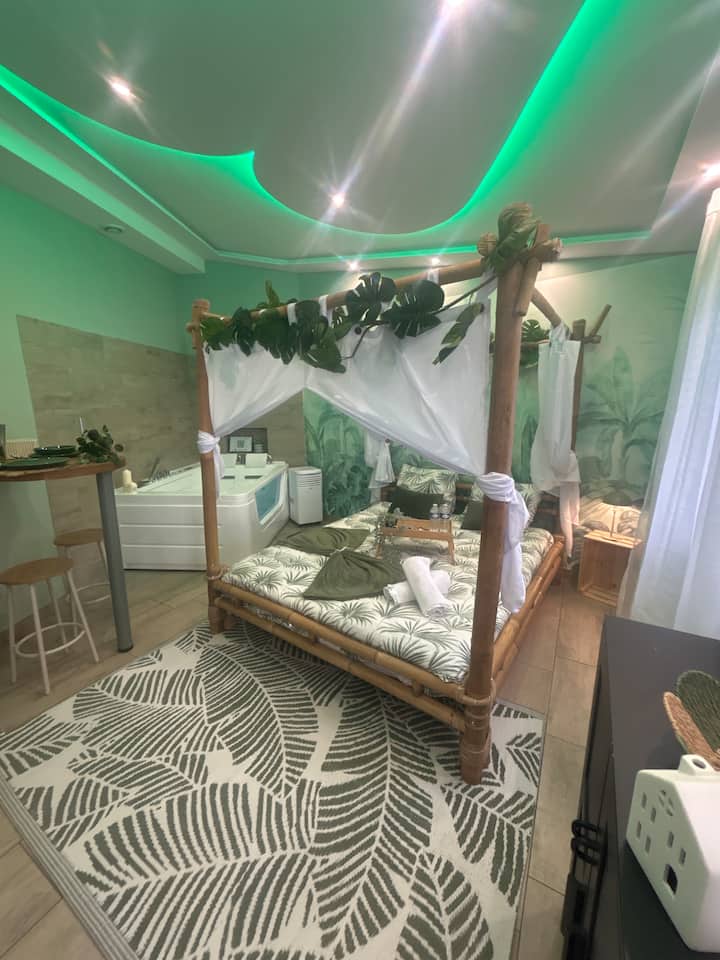 La Jungle Secrète • Spa & Cinéma Extérieur - Mulhouse