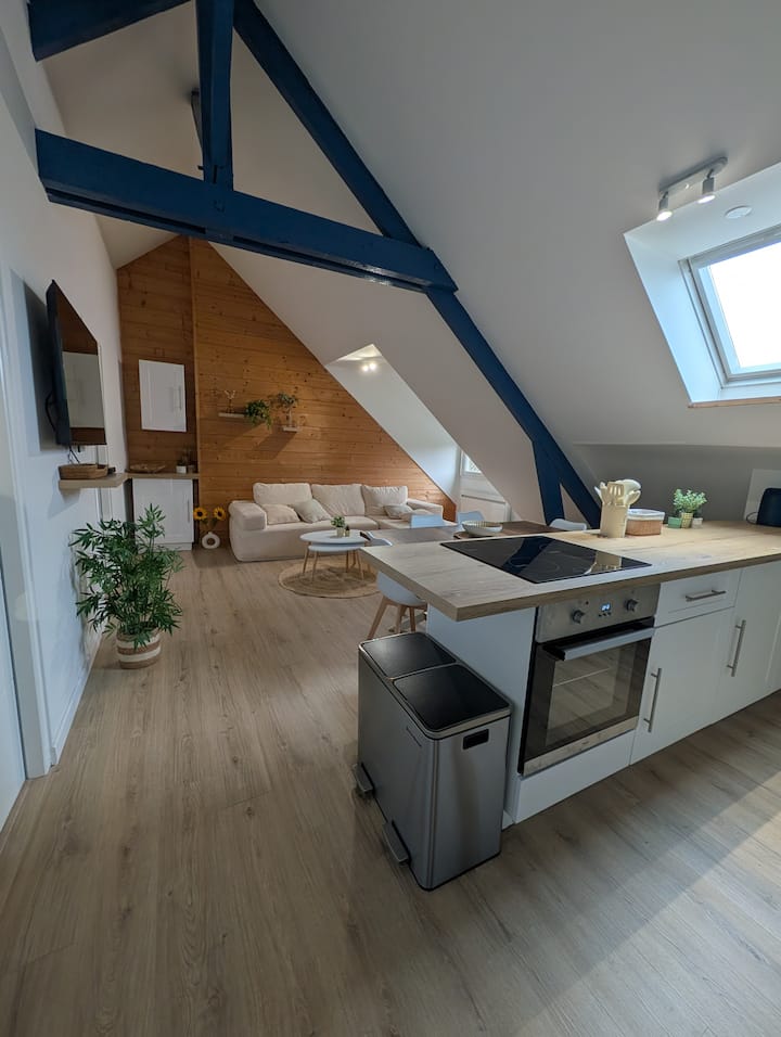 Appartement Proche Gare 4 Chambres - 8 Pers. - Saint-Nazaire