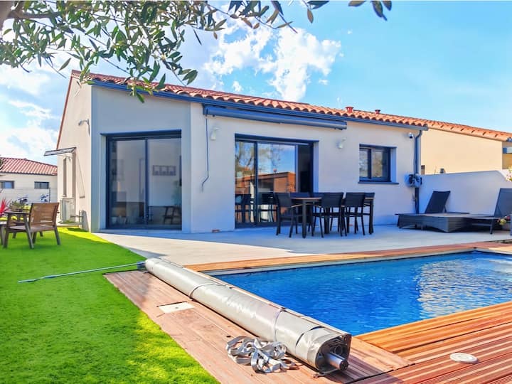 Maison 2 Chambres, Piscine, 5 Min Espagne. - Saint-Jean-Pla-de-Corts