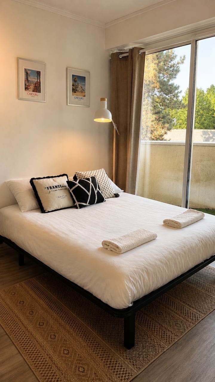 Le Cocon - Apt 4 Pers Lumineux Avec Terrasse - Cabourg