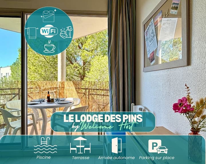 Le Lodge Des Pins, Terrasse & Piscine En Pinède - Balaruc-le-Vieux