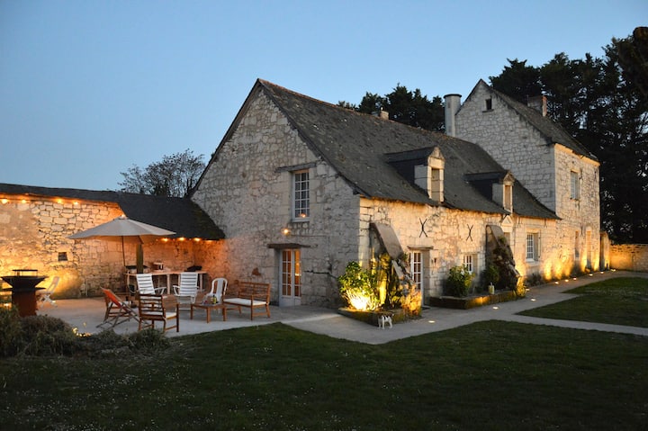 Gite Familial, Jardin, Barbecues, Campagne, Saumur - France