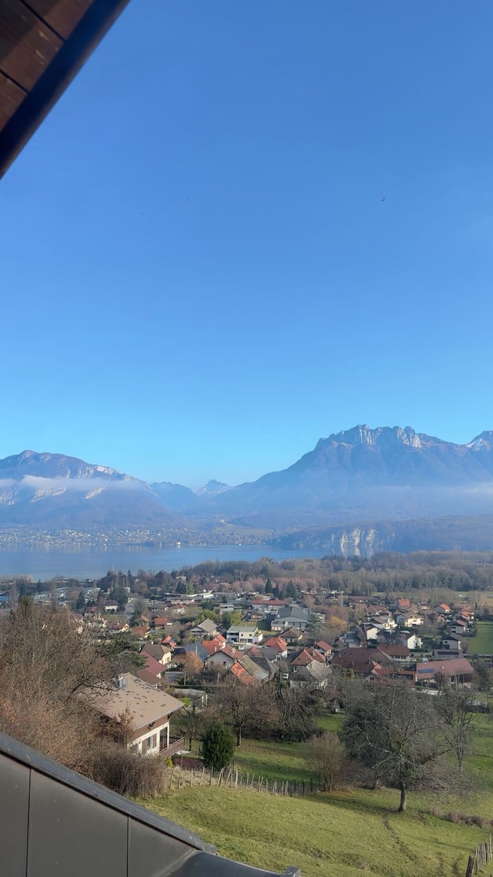 Maison Vue Panoramique Sur Le Lac Et Les Montagnes - Talloires-Montmin