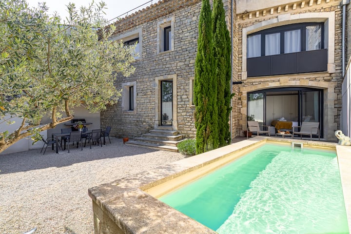 Le Gîte Du Vieux Four - Piscine - Vue Mont Ventoux - Crillon-le-Brave