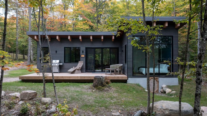 Modern 2-bedroom Lakefront Mini Cabin | 28-day Min - Ontario
