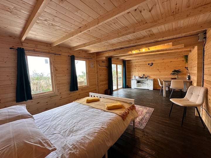 Apple Tree Log Cabin In Orchard With Spa Access - United Kingdom
