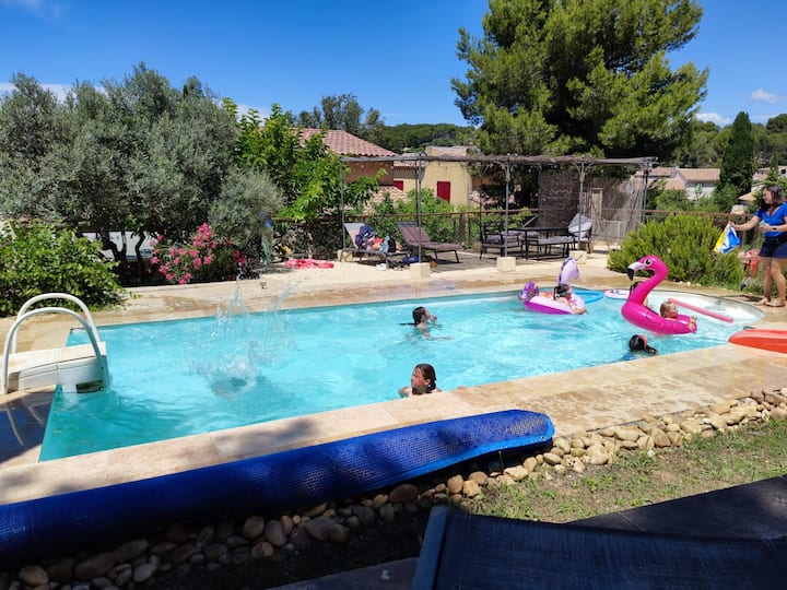 Villa Familiale Climatisée, Piscine, Aix-marseille - Vitrolles