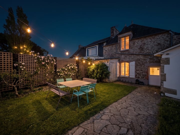 Maison Charme Jardin Proche Plage 10 Min - Saint-Lunaire