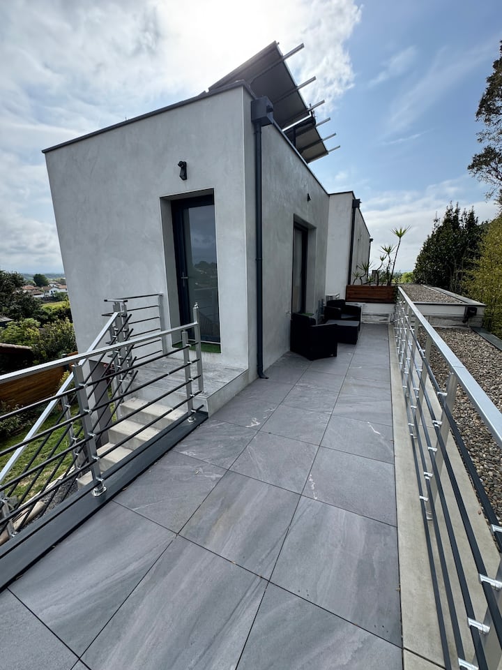 Studio Neuf Climatisé Avec Balcon Proche Plages - Labenne