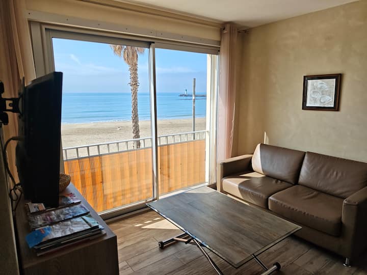 Studio Front De Mer : Accès Direct Plage - Loggia - Le Grau d'Agde