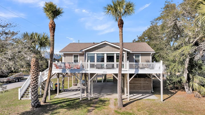 Sons Up: Ocean Views, Newly Renovated, Family Fun! - Edisto Beach, SC