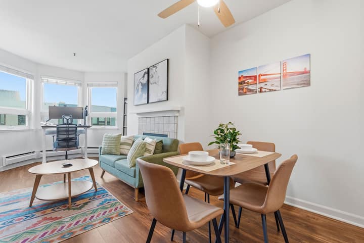 Lower Pacific Heights 1 Br W/ Work Setup - 11765 - San Francisco