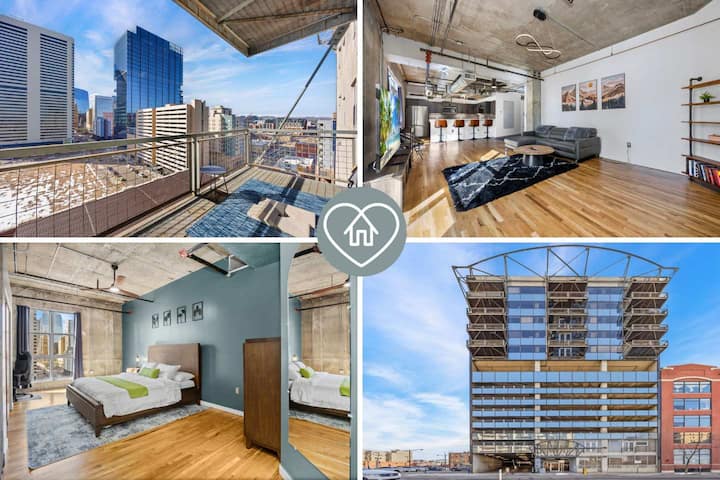 Clocktower Views | Sky Lofts 1br | 30+ Stay - Denver, CO