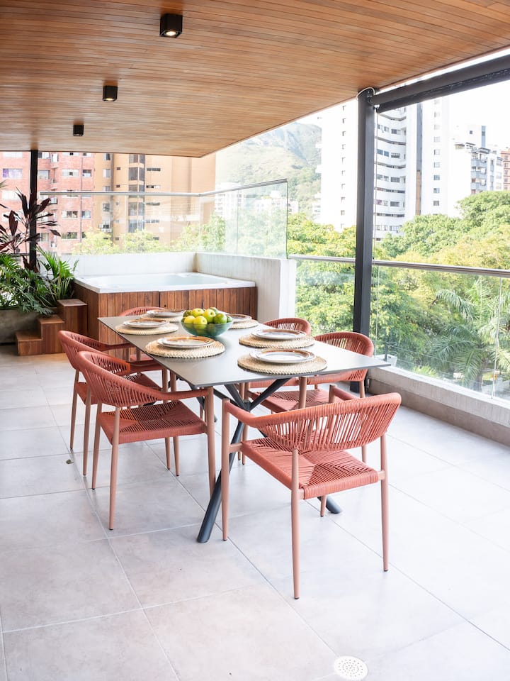 Luxury Apartamento Con Jacuzzi En Santa Teresita - Kolumbien