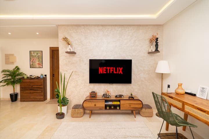 Stylish Condo City Center 4 Pools Wifi & Parking - Marrakesh