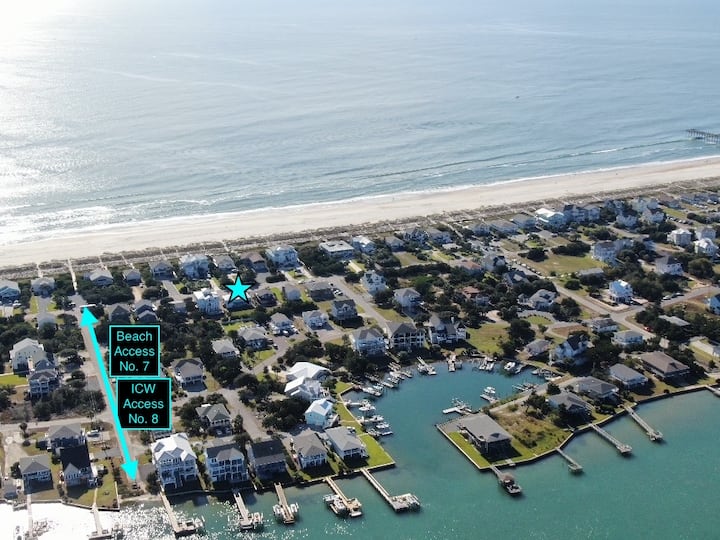 Unit B: Walk To Beach/intercoastal/fishing Pier - Topsail Beach, NC
