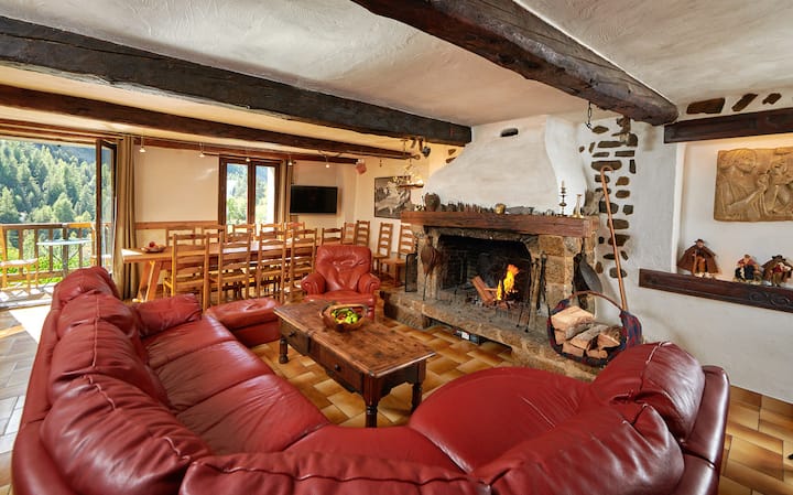 Vaste Maison De Montagne Coeur Mercantour Pr Auron - Auron