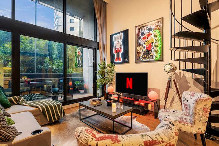 Nyc-style Loft 2br · Docklands · Pool + Arcade - Australia
