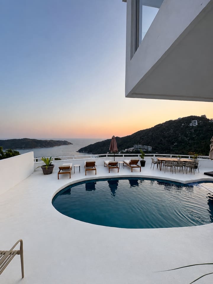 Casa Completa, Alberca Privada, Vista Al Mar ÚNica - アカプルコ