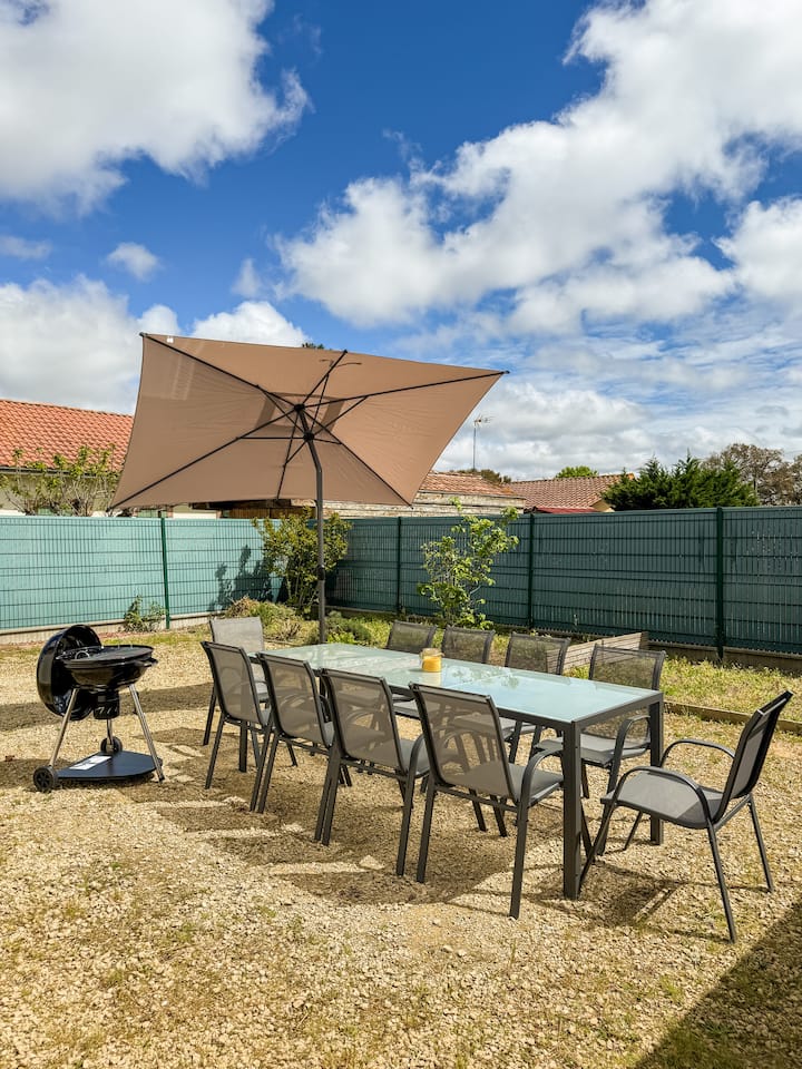 Maison T3 Climatisée Centre-ville/près Lac & Plage - Soustons